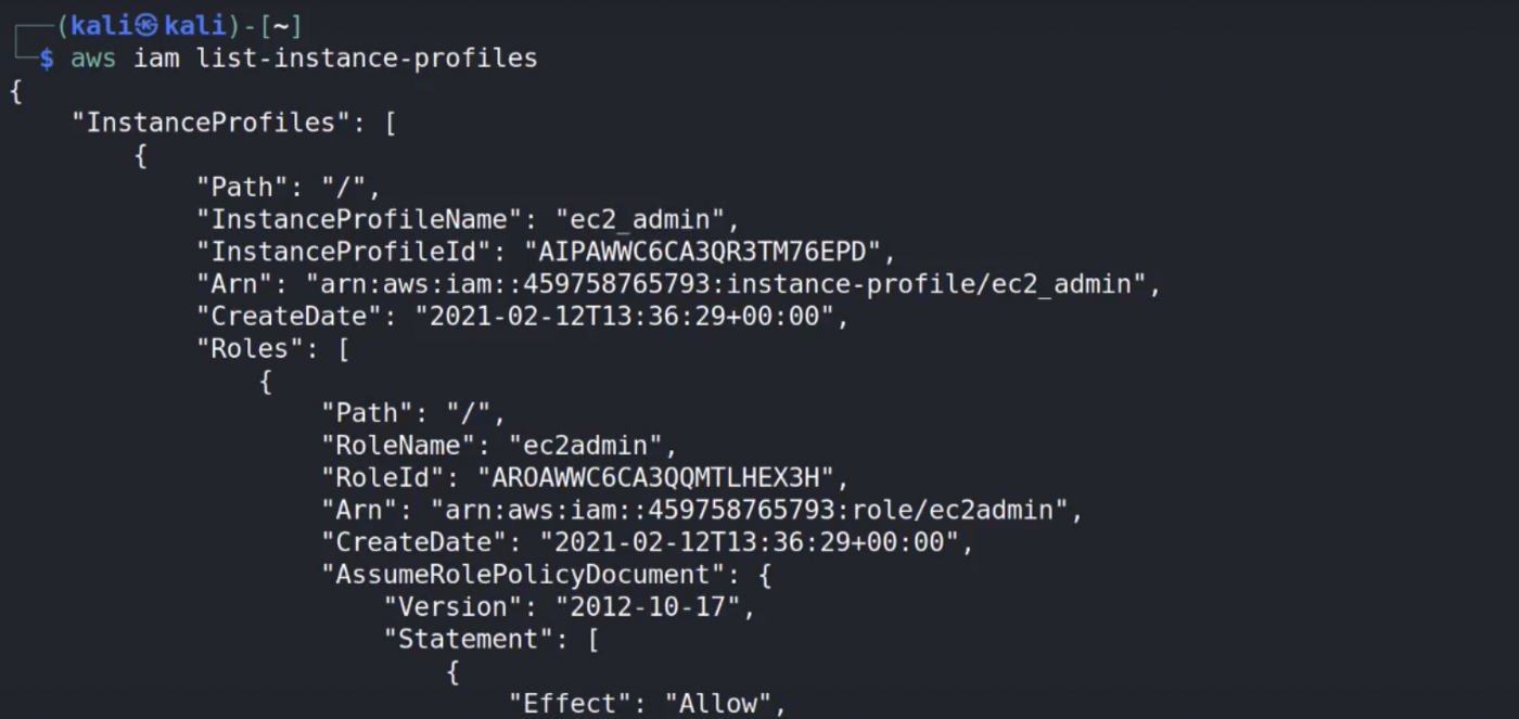 Lab Walkthrough - Pass Role: EC2