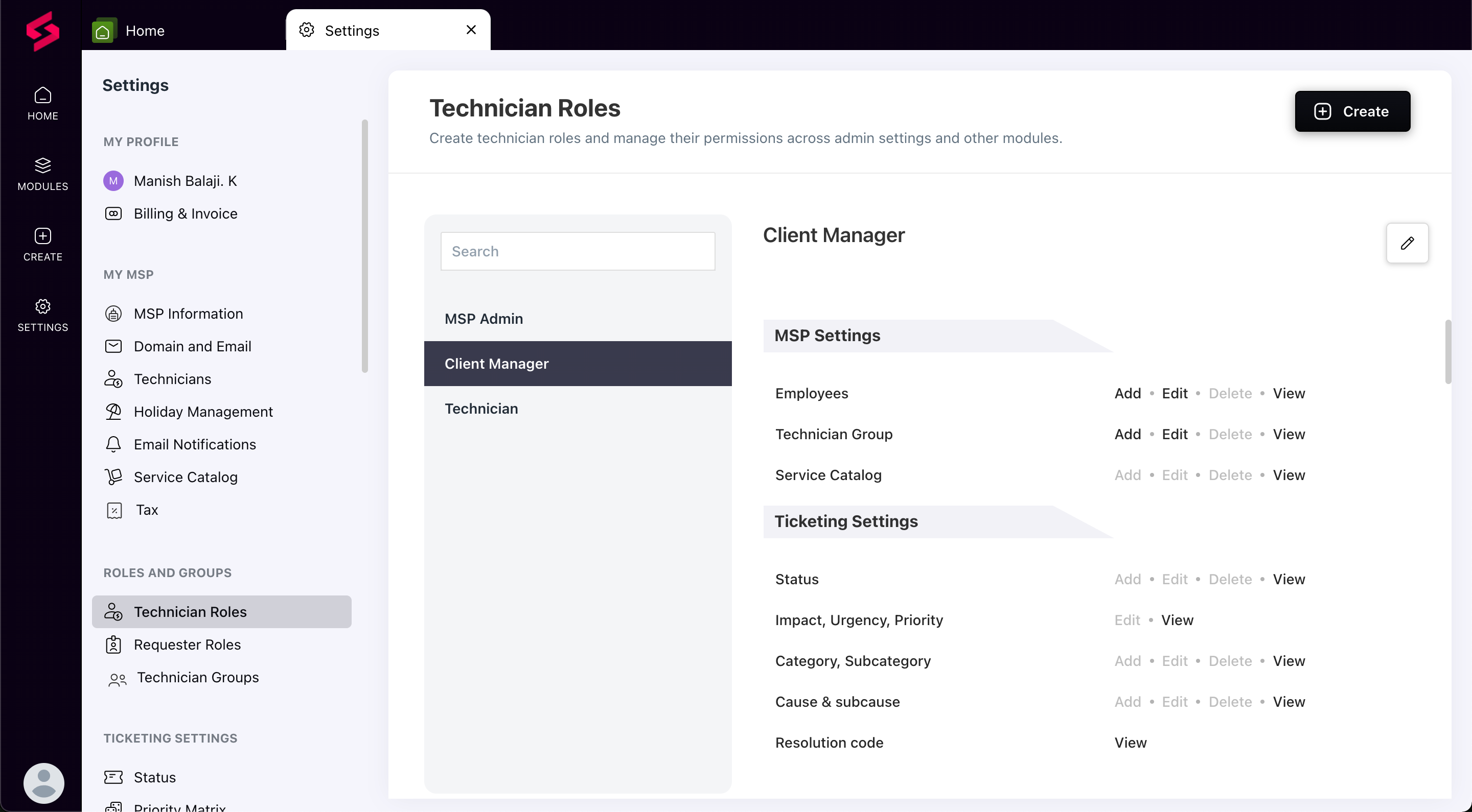Powerful admin console for MSPs | PSA-RMM software