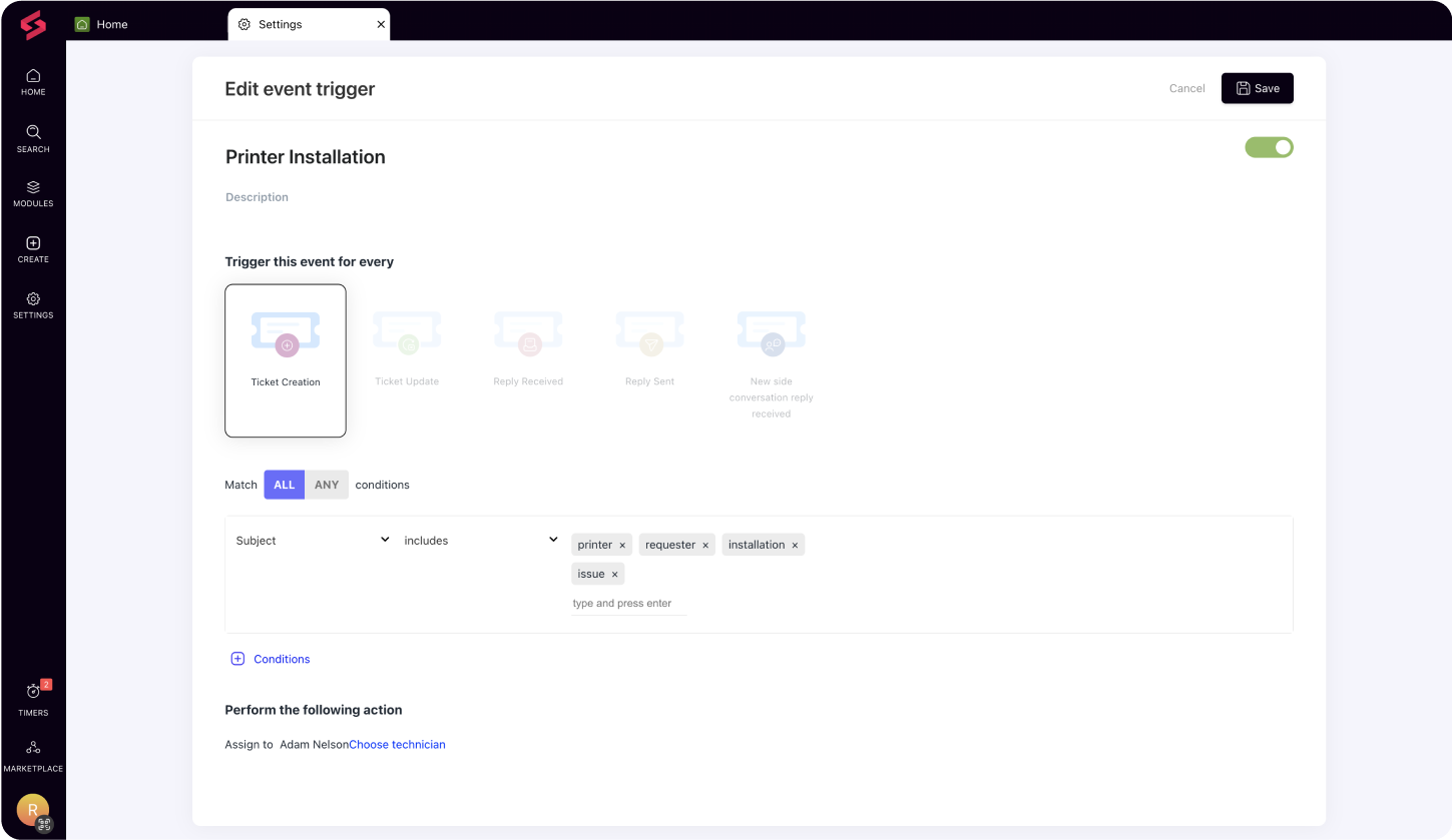 Service Desk software for MSPs | Best MSP ticketing solution - SuperOps.ai