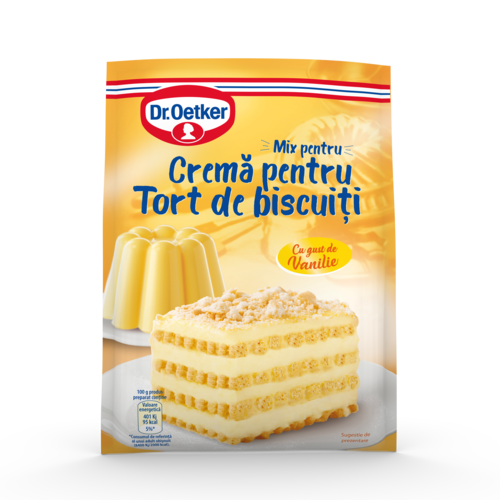 Cremă De Vanilie Pentru Tort De Biscuiți Creme Pentru Prăjituri Dr Oetker