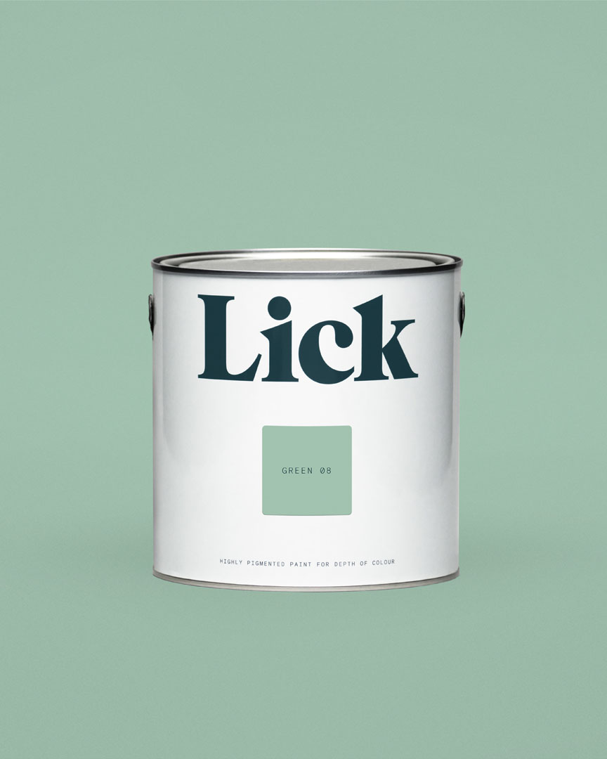 Green 08: Neo Green Paint - Matt Emulsion Paint | Lick