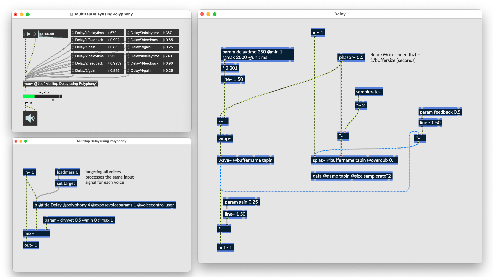 Delays in RNBO | Cycling '74