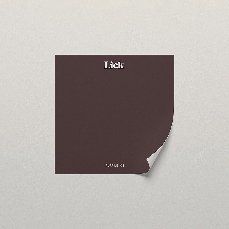 Purple 03: Dark Velvety Purple Paint - Paint Sample | Lick