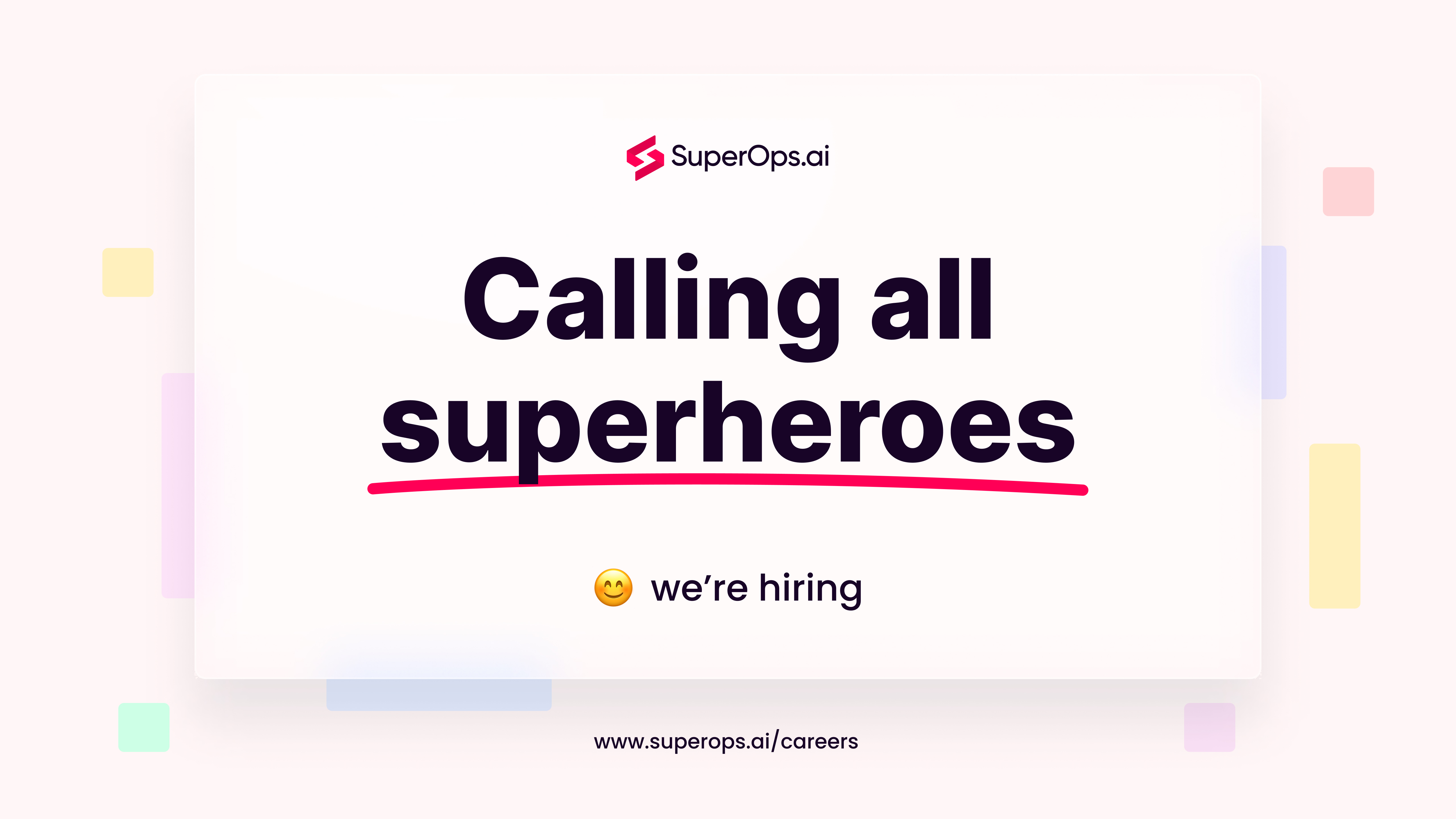 Careers at SuperOps | Join our rocketship
