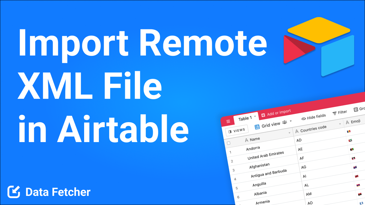 How To Import A Remote XML File In Airtable