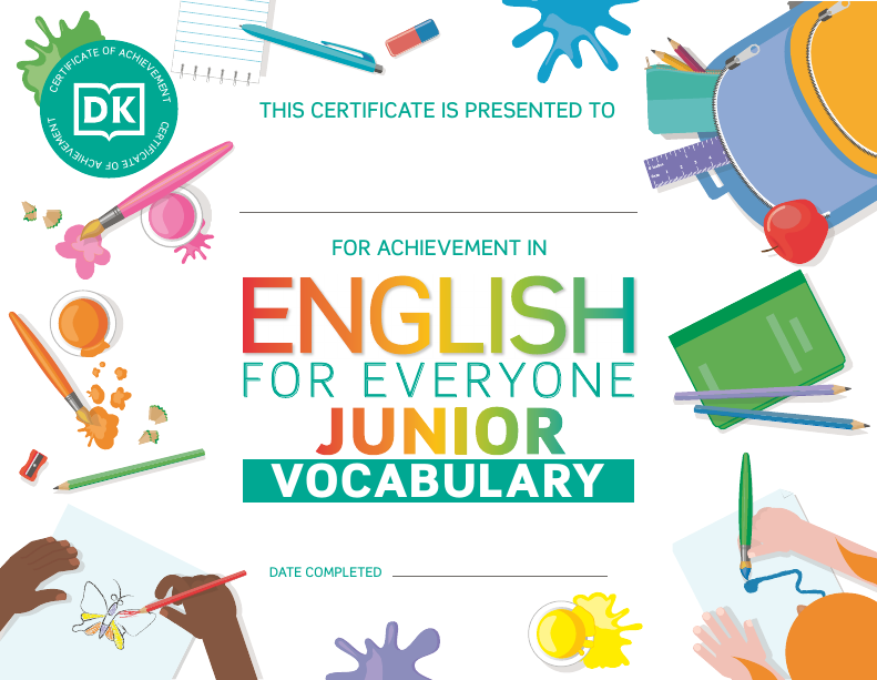 English for Everyone Junior Certificate - Achievement in Vocabulary