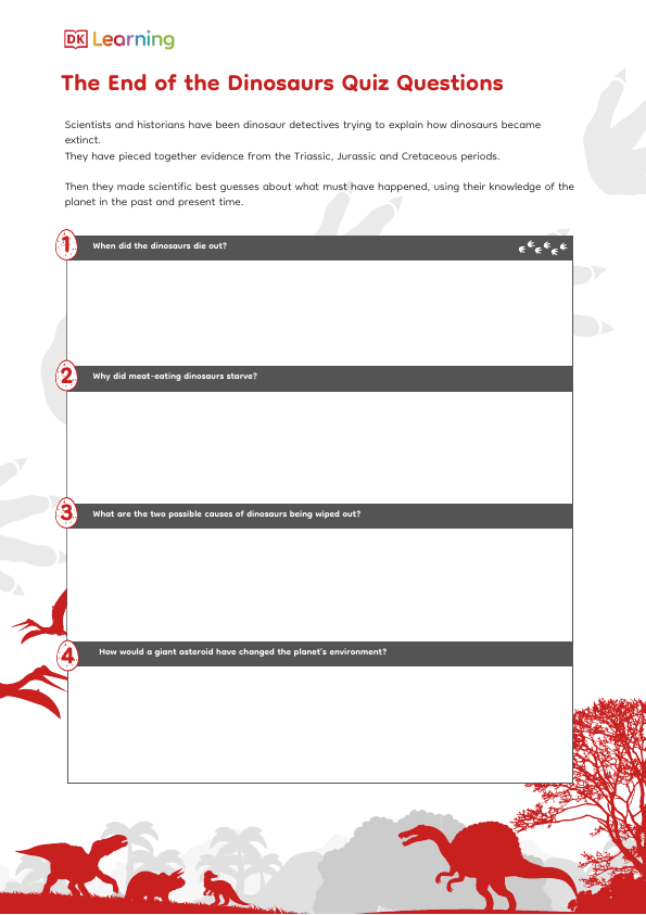 The End of the Dinosaurs Quiz Questions