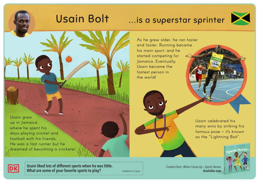 Sports Heroes Activity Pack