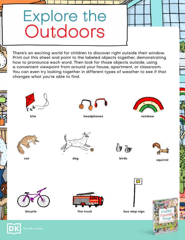 Find My Favourite Things Explore Activity Pack