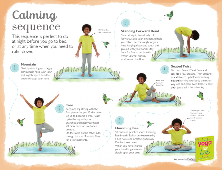 Calming Sequence Activity Sheet