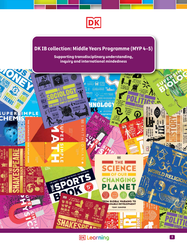 DK IB Collection: Middle Years Programme (MYP 4-5) Lesson Plan