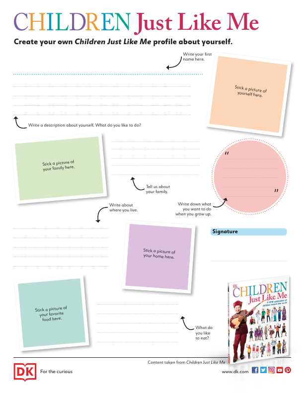 Children Just Like Me Activity Pack