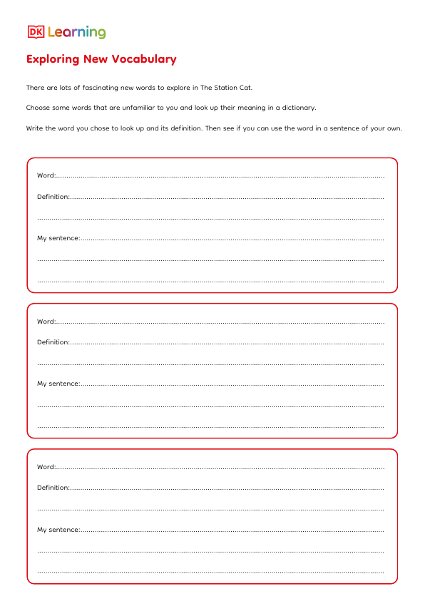 Exploring New Vocabulary