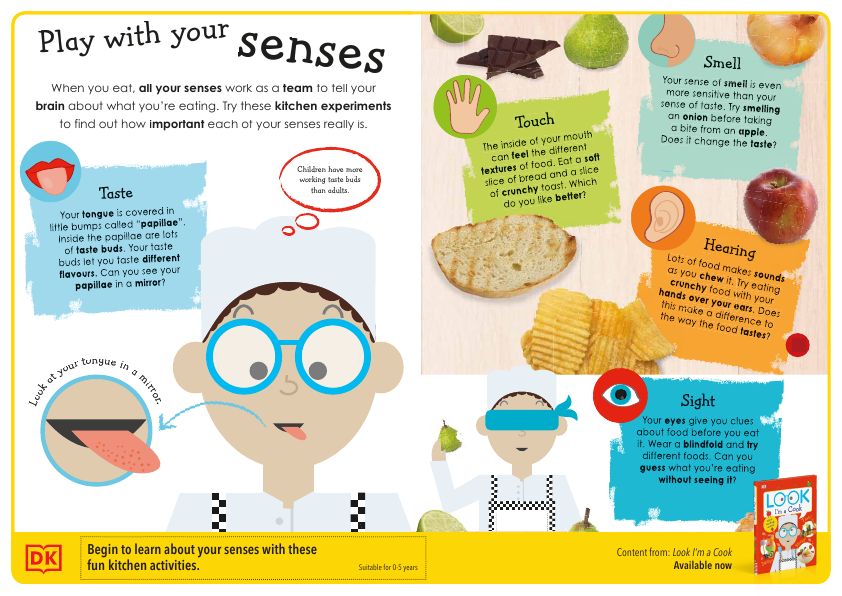 Discover Your Senses Activity Sheet