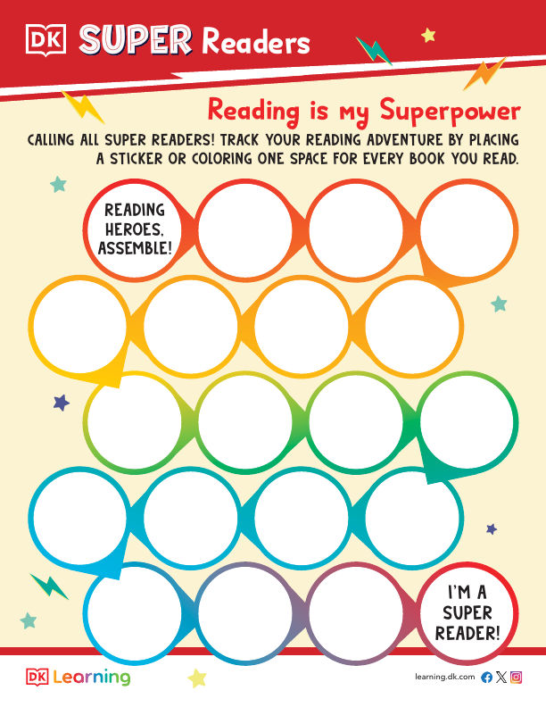DK Super Readers: Reading Tracker