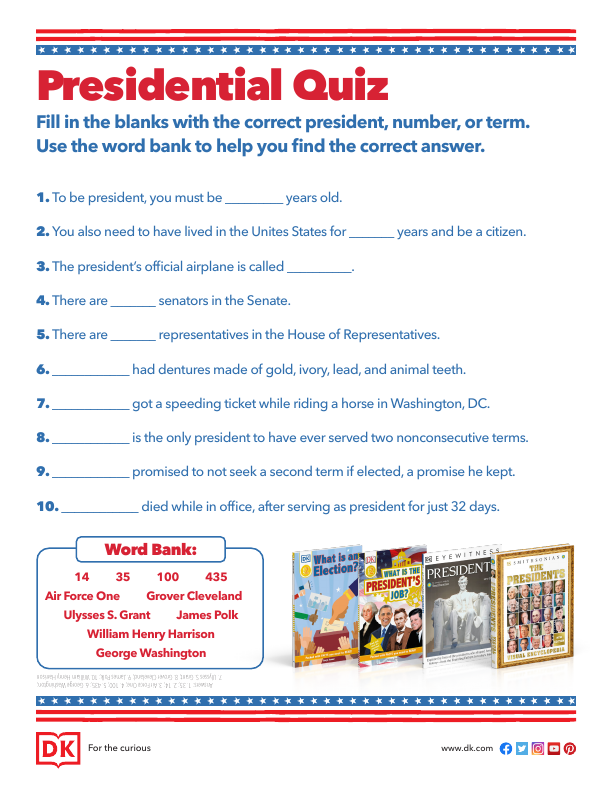 President Activity Pack