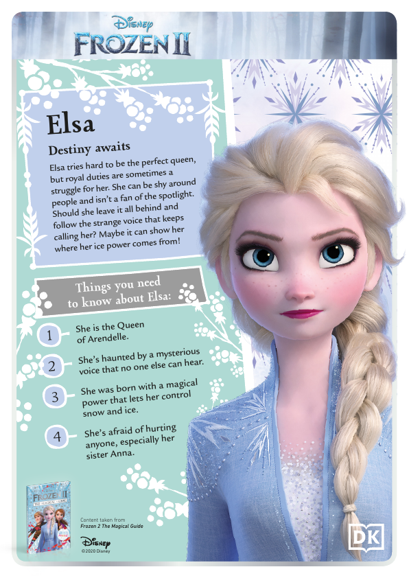 Frozen 2 Characters activity pack