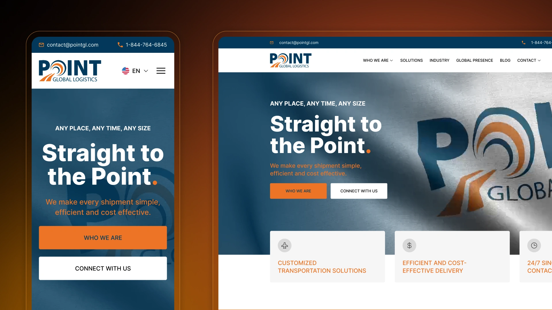 Case Point Global Logistics | DevzDesign