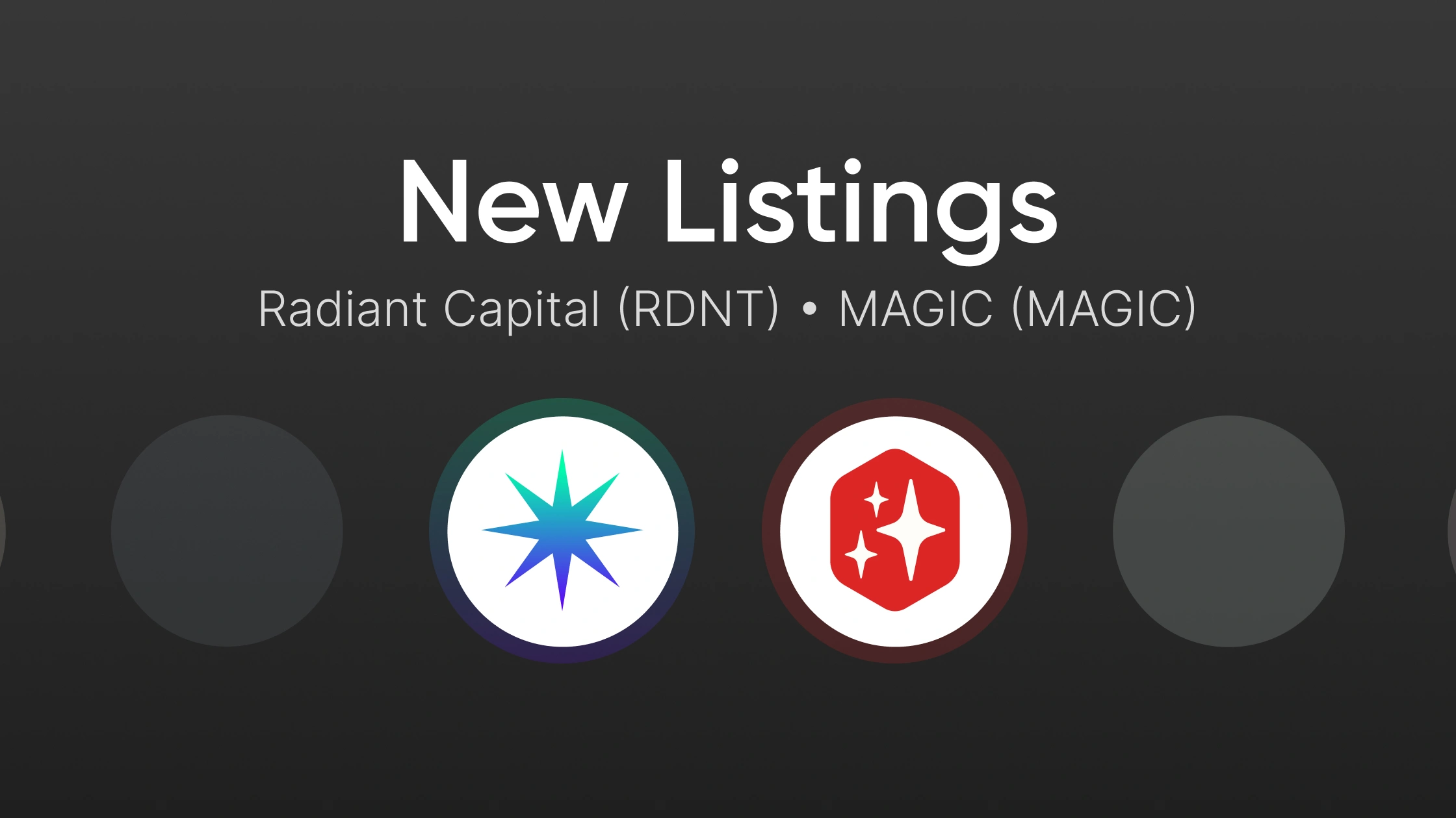 Bitvavo lists MAGIC and RDNT | Bitvavo.com