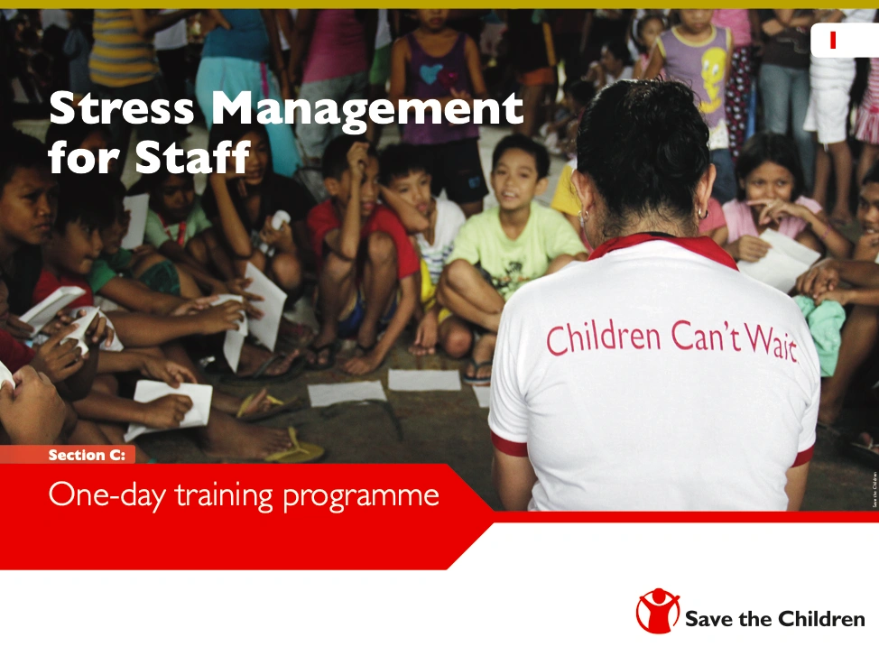 Stress Management for Staff Training - Emergency Toolkit - The MHPSS ...