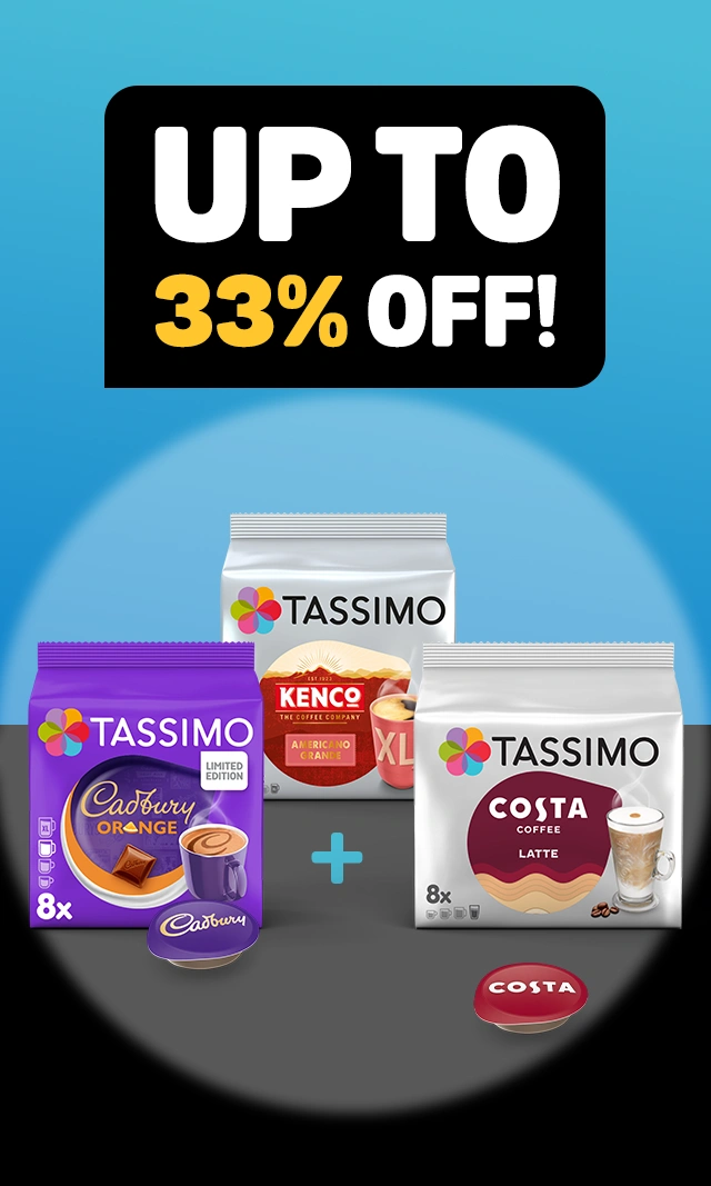 TASSIMO coffee pod & coffee machine deals