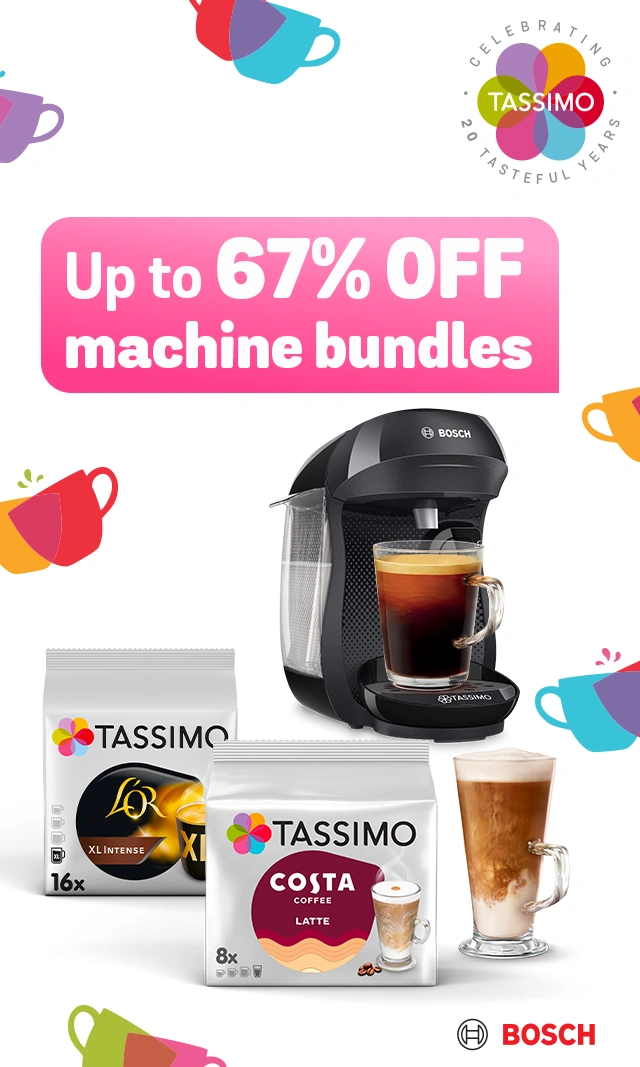 Coffee pod machines UK | Best pod coffee machines | TASSIMO