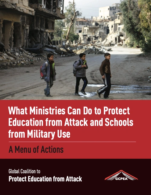 What Ministries Can Do to Protect Education from Attack and Schools ...