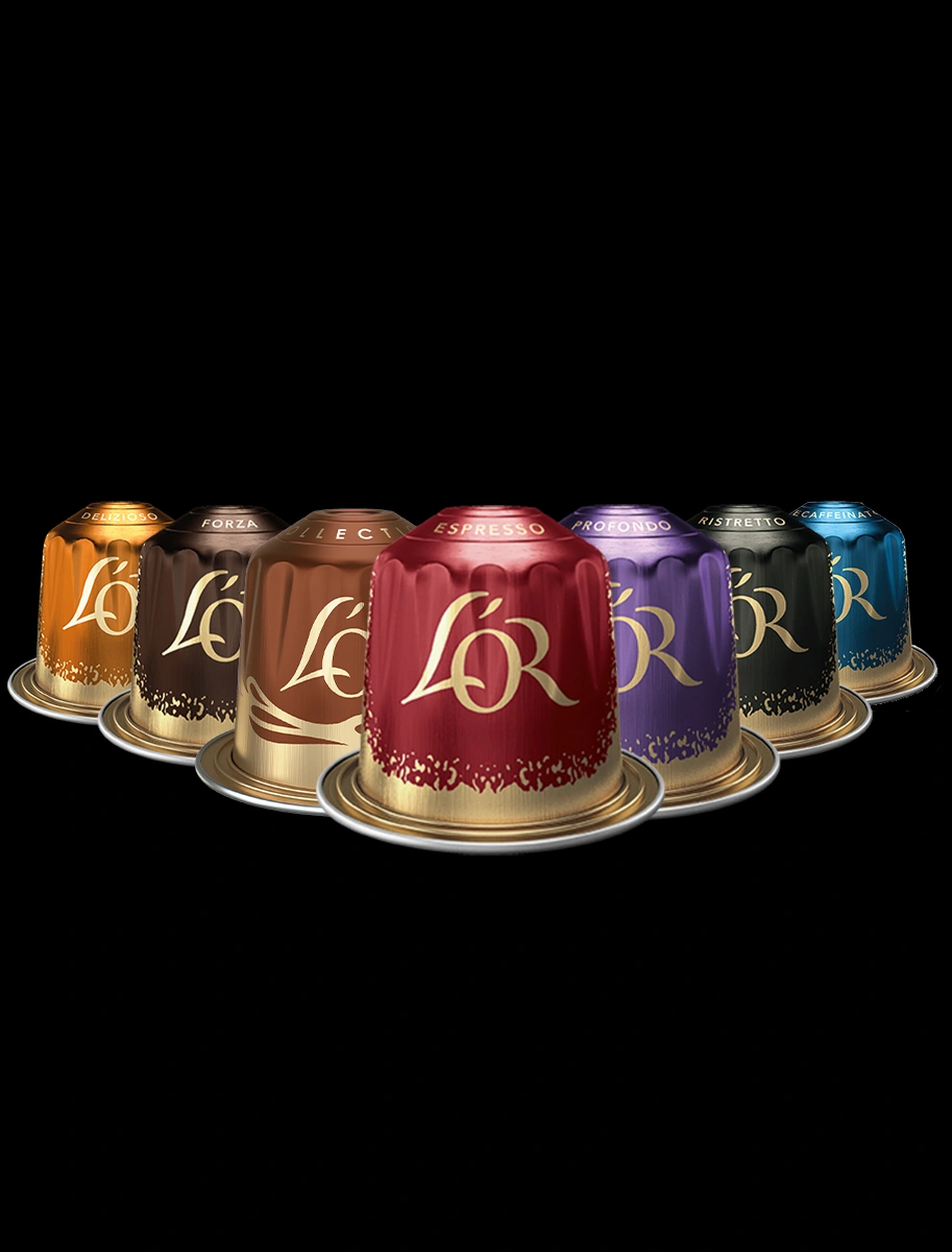 Découvrez toute la gamme de capsules double espresso L'OR