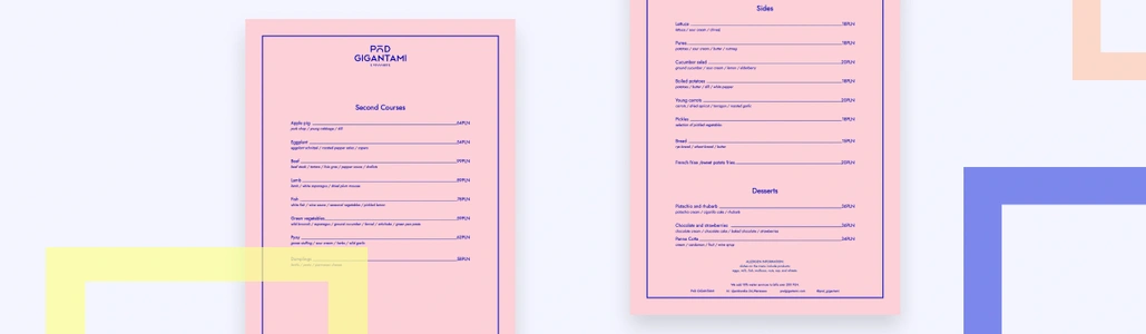 Restaurant Menu Design Trends, Strategies, and Ideas in 2024