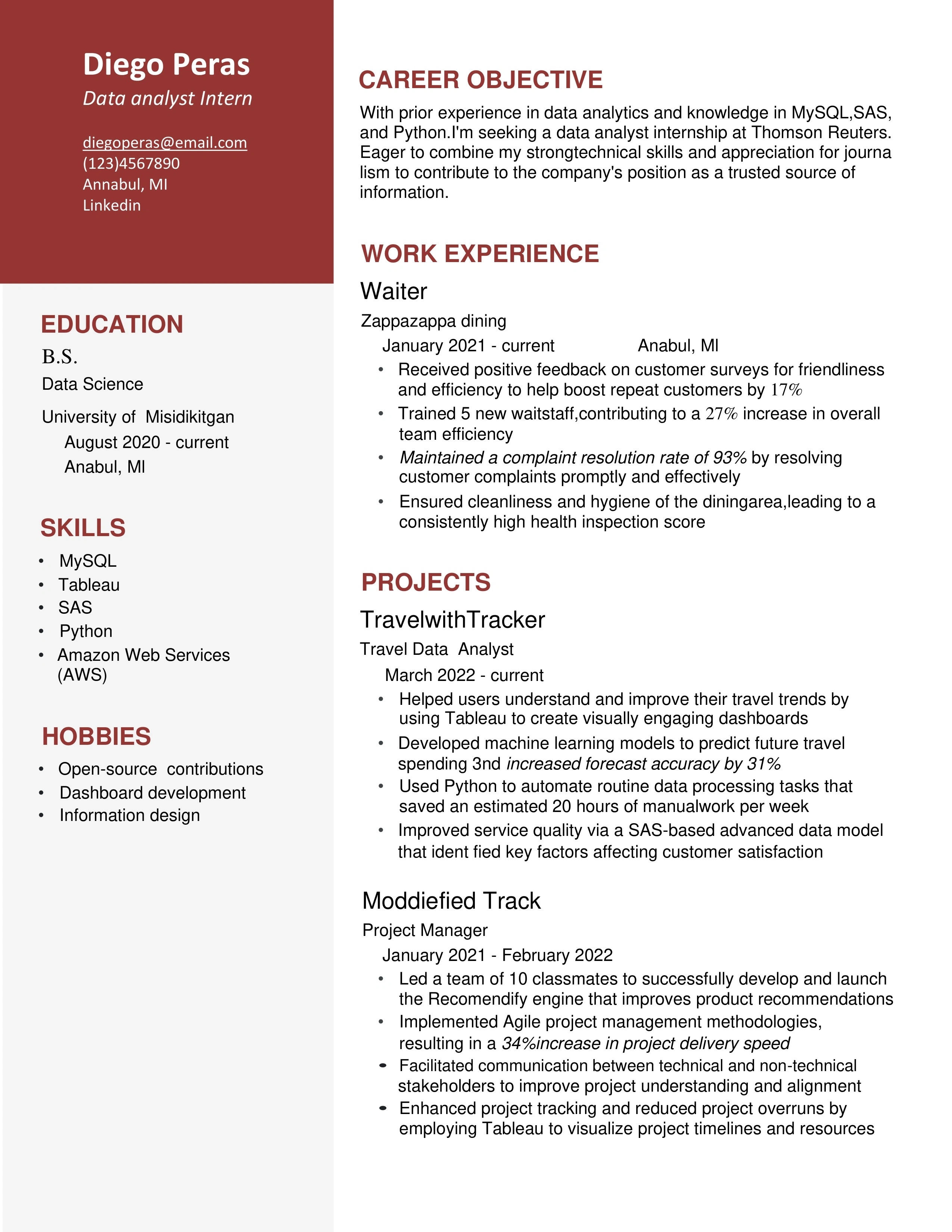 15 Contoh CV Bahasa Inggris dan Cara Membuatnya - Jobstreet Indonesia