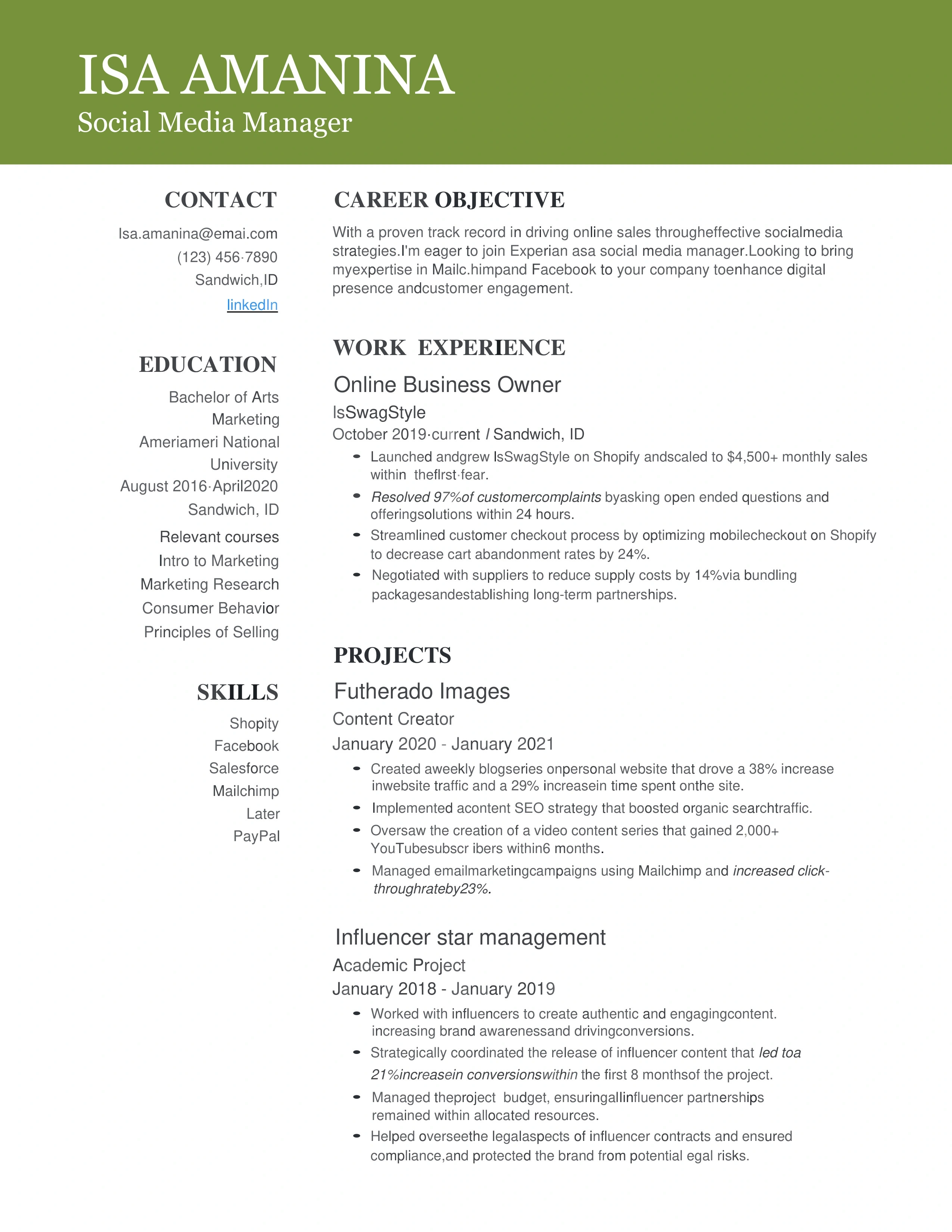 15 Contoh CV Bahasa Inggris dan Cara Membuatnya - Jobstreet Indonesia