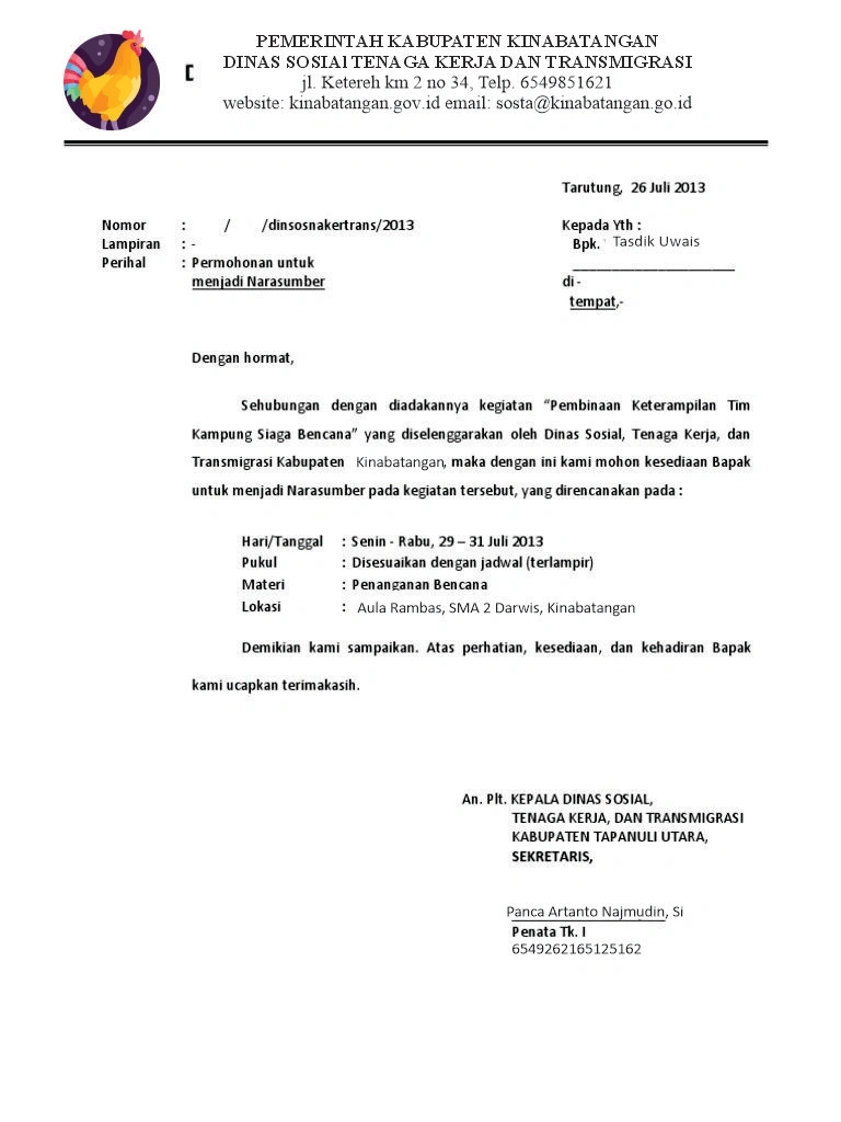 Contoh Surat Dinas yang Baik dan Benar (Gratis Template) - Jobstreet ...