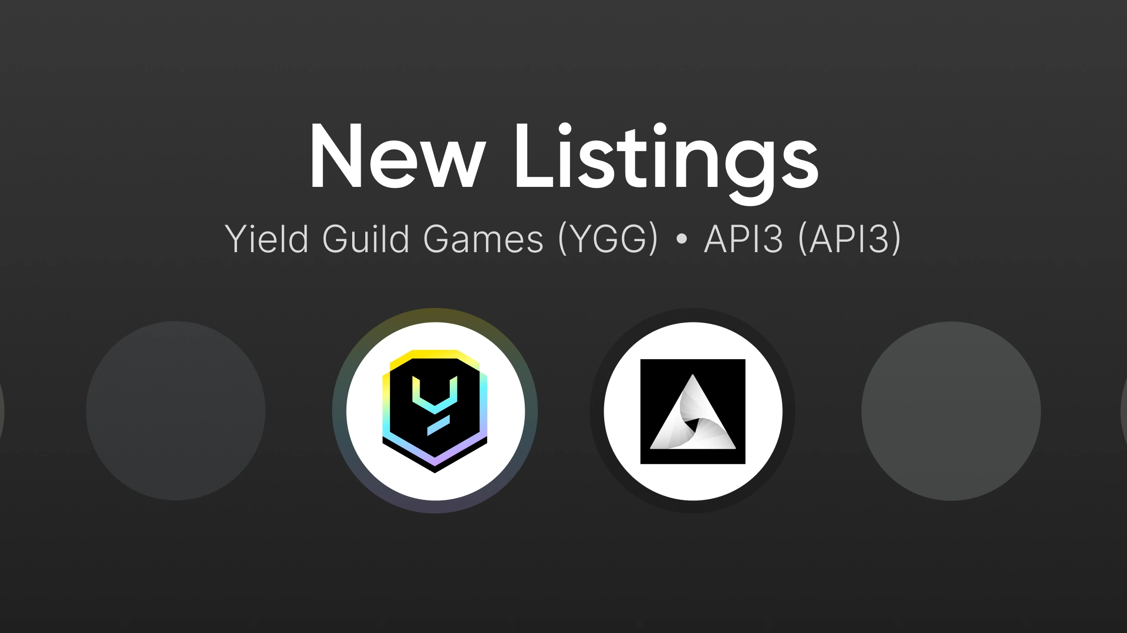 Bitvavo lists YGG and API3 | Bitvavo.com