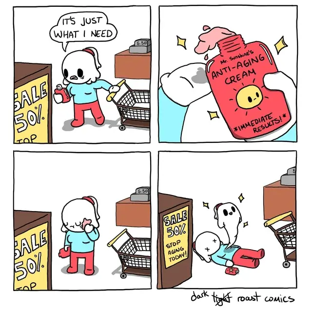 Lightroast Comics | Mr. Sunshine's Anti-Aging Cream