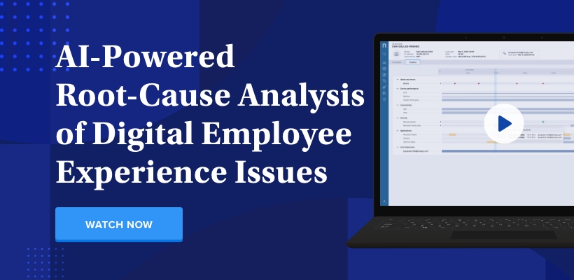 Nexthink Infinity Diagnostics & Analytics | Nexthink