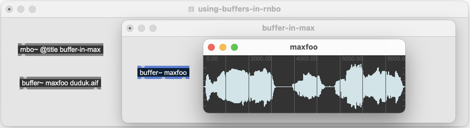 Using Buffers | Cycling '74