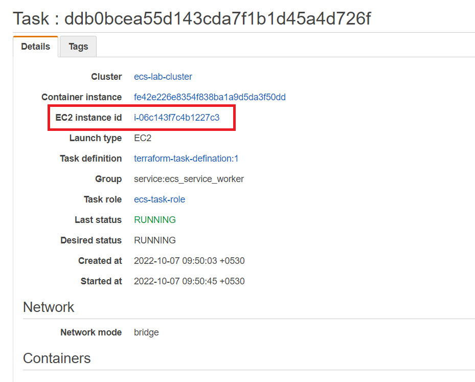 ECS: Retrieving Secrets From Task Definitions