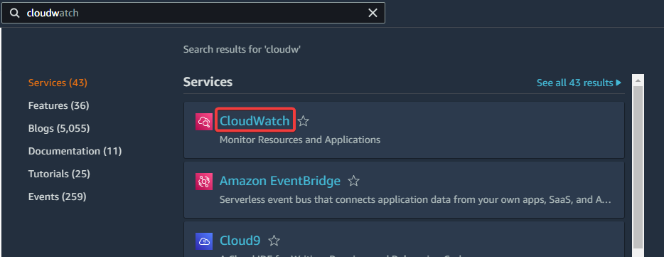 Using Amazon GuardDuty: CloudWatch Alerts