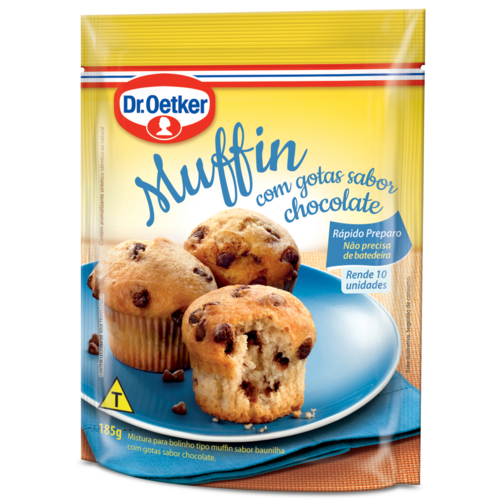 Muffin com Gotas de Chocolate - Produtos | Dr. Oetker