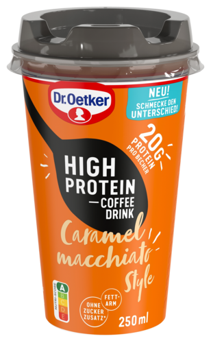 High Protein Coffee Drink - Caramel Macchiato Style - High Protein | Dr ...