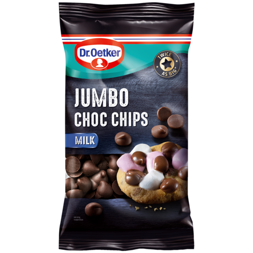 Jumbo Chips Milk Chocolate - Chocolate Chips & Chunks | Dr. Oetker