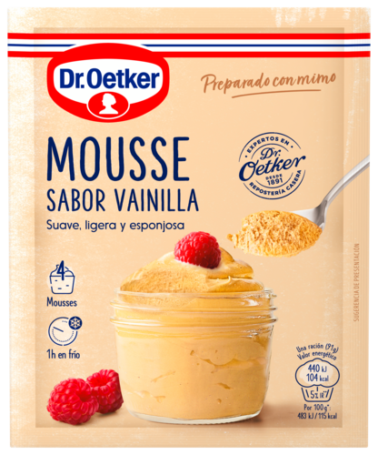 Mousse de vainilla - Especialidades | Dr. Oetker