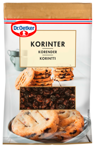Korintti 75g - Mantelit, pähkinät ja kuivatut hedelmät | Dr. Oetker