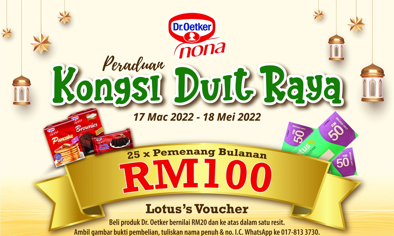 Kongsi Duit Raya Contest | Dr. Oetker Nona