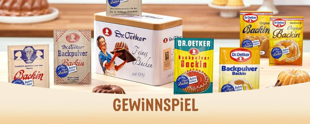 Dr. Oetker Gewinnspiel 130 Jahre Backin: 10 Produktpakete gewinnen ...