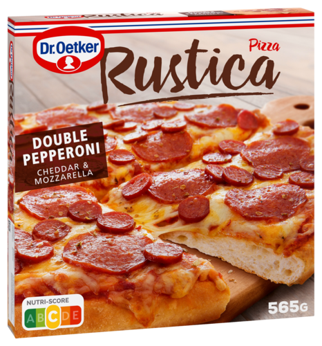 Rustica Double Pepperoni Cheddar&M. - Rustica | Dr. Oetker