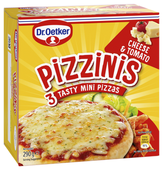 Dr. Oetker Pizzinis Cheese & Tomato - Products
