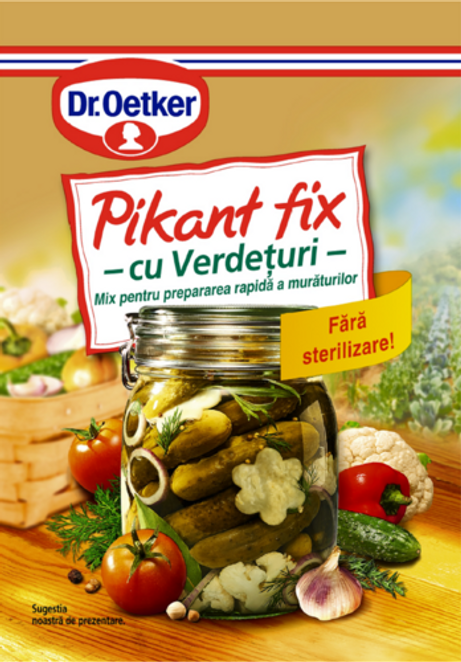 Pikant fix cu verdețuri