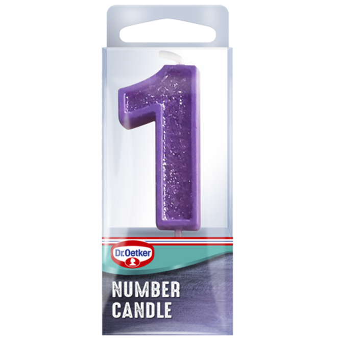 Glitter Number Candles - Products